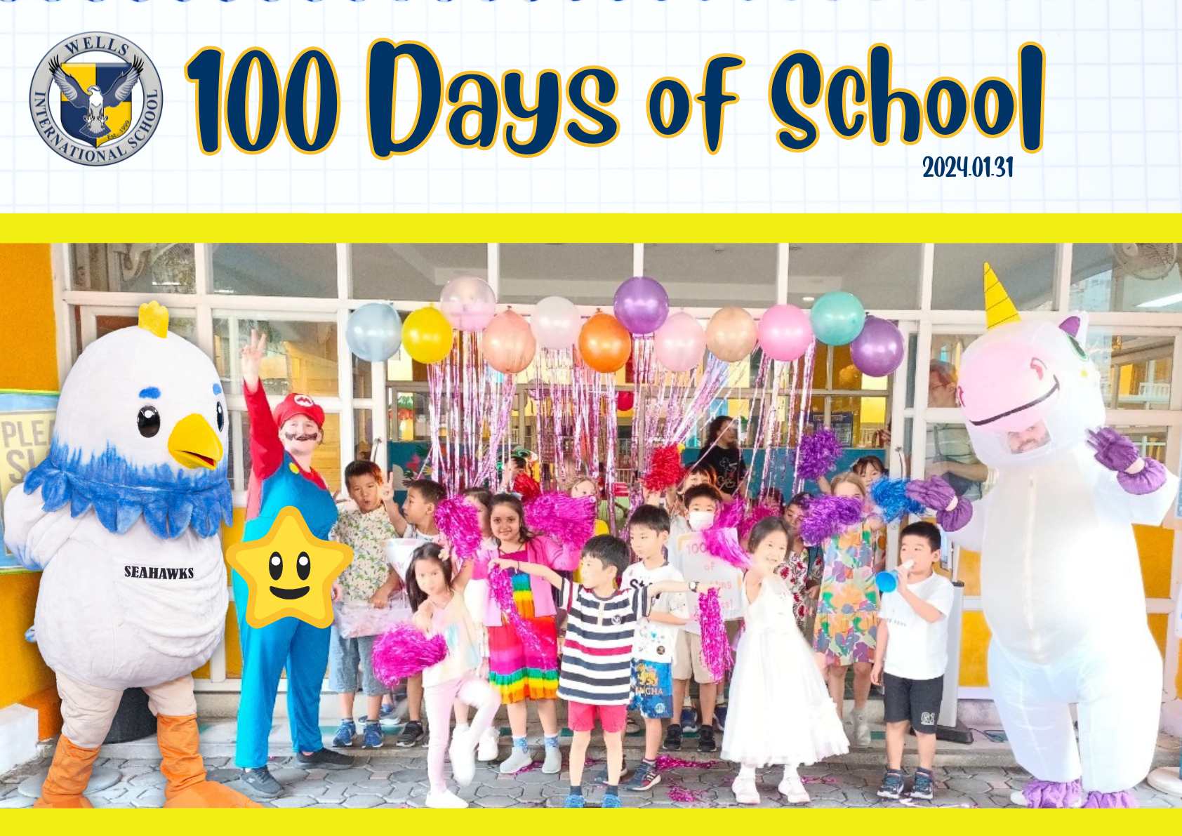 Celebrating 100 Days of Learning: A Magical Journey with Wells ...